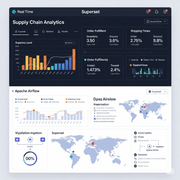 Real-time Supply Chain Analytics Dashboard->Apache &Superset
