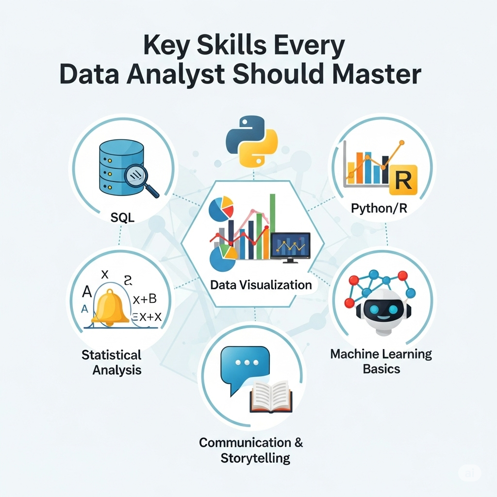 Key Skills Every Data Analyst Should Master | Internboot